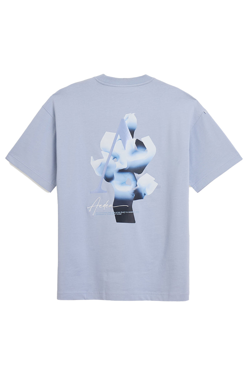 AEDEN T-SHIRT SCOROSE TEE L-BLAUW – Tip de Bruin